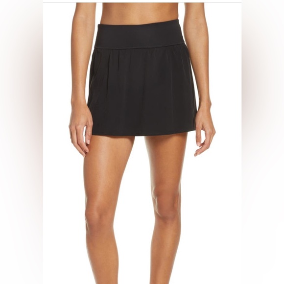 SPANX | Skirts | Spanx Get Moving Tummy Tennis Golf Control Skirt Skort Yoga Mini | Poshmark